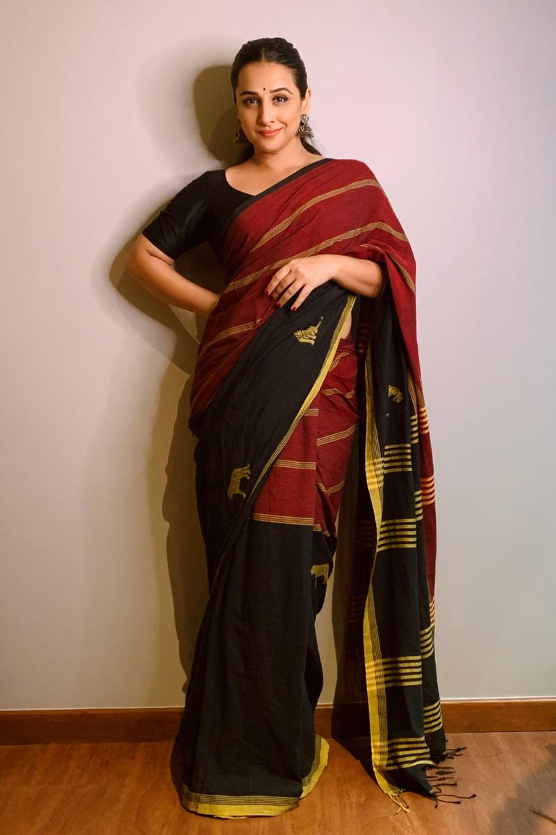 SHAKUNTALA DEVI TIGER SAREE – Ghuri by Debjani